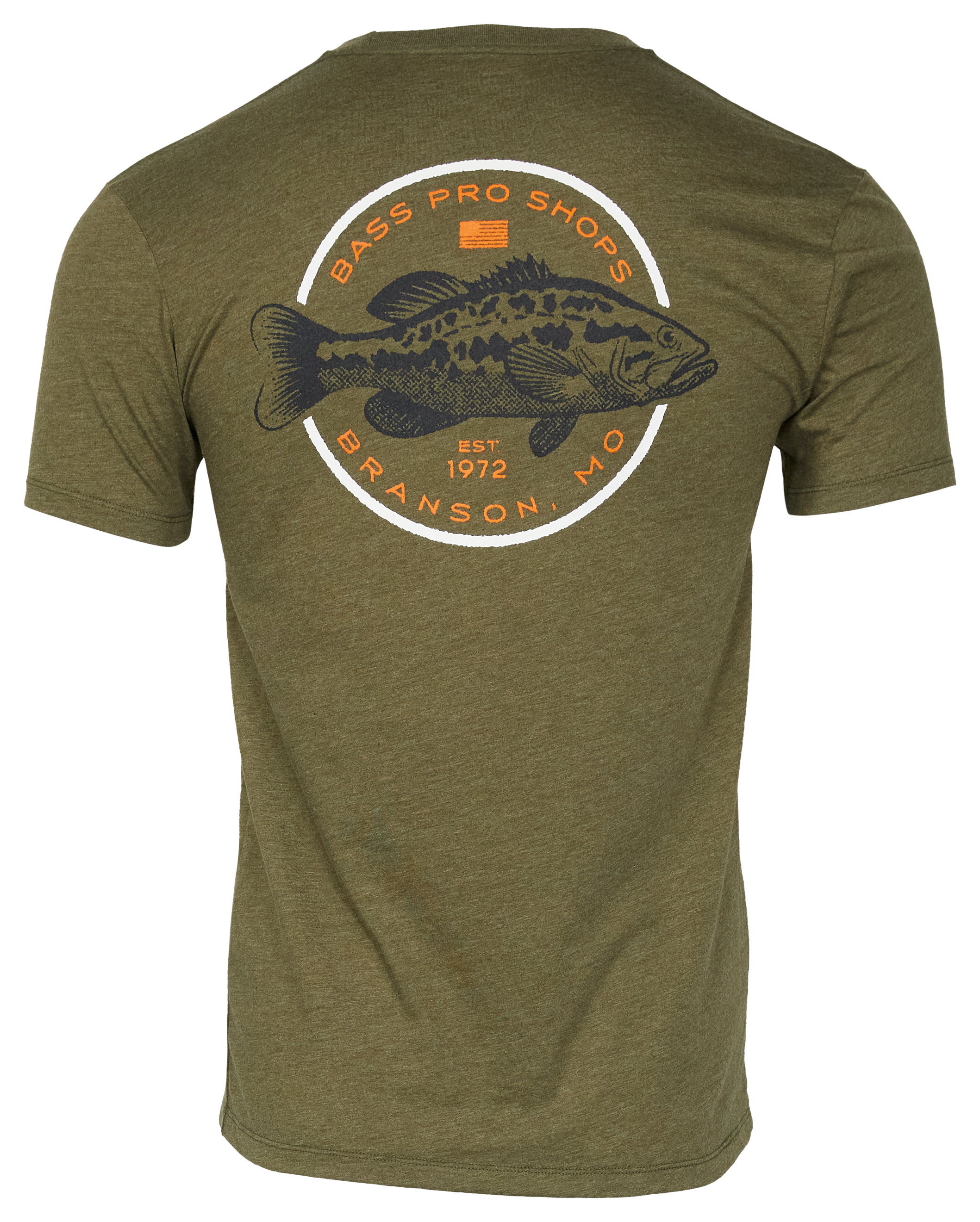 Bass Pro Shops Fish Circle Badge Short-Sleeve T-Shirt for Men | Bass ...